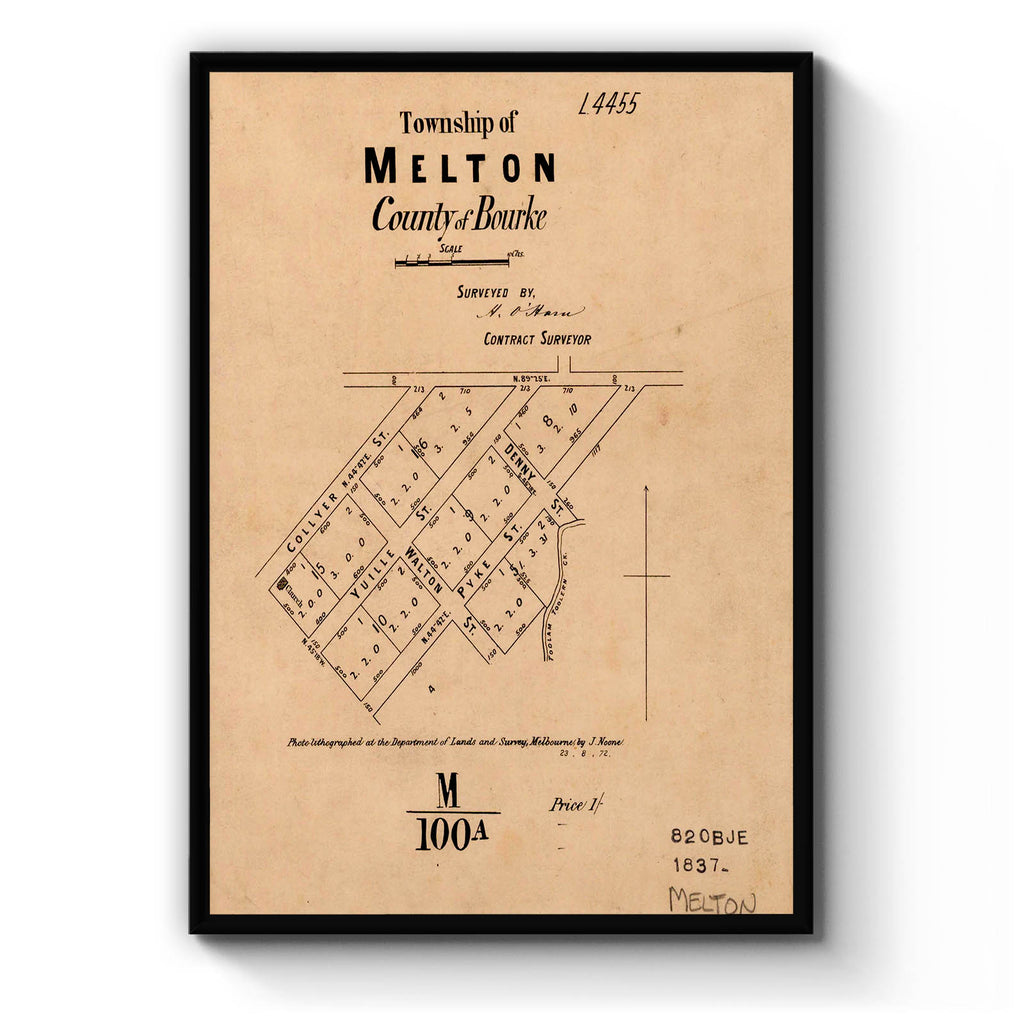 Melton, Victoria Vintage Maps