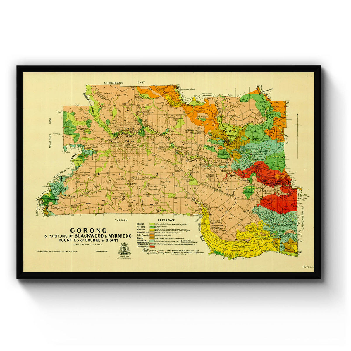 Ballan, Victoria Australia Vintage Map #9 (1931) – Vintage Maps