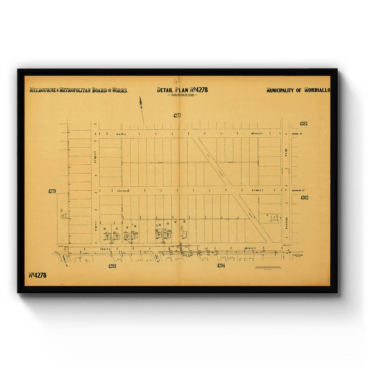 Mordialloc, Victoria Australia Vintage Map #53 (1941) – Vintage Maps