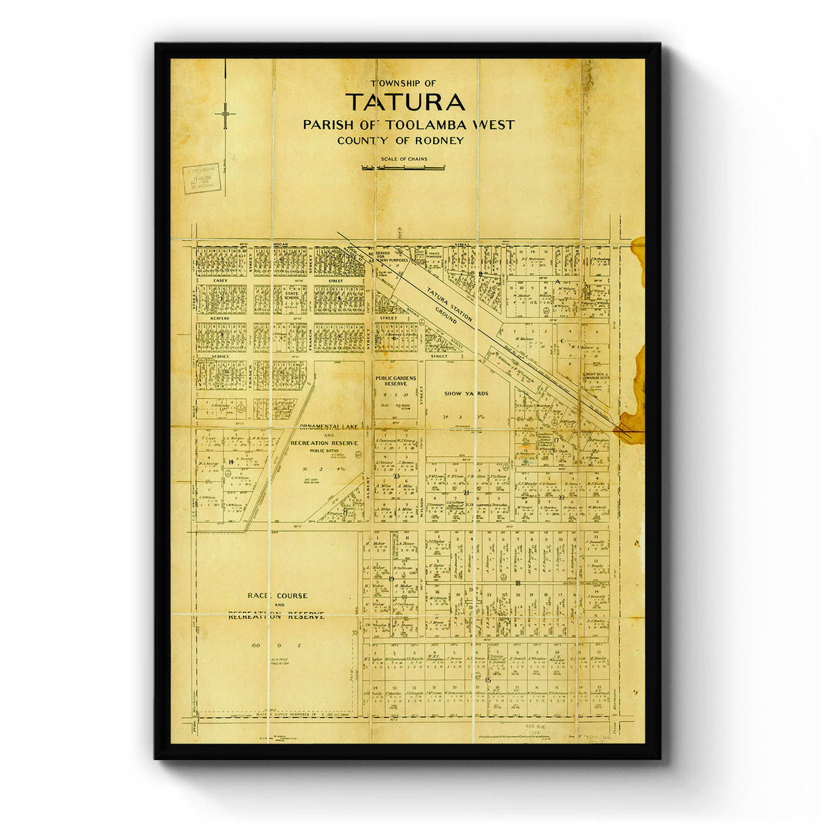 Tatura, Victoria Australia Vintage Map #4 (1929) – Vintage Maps