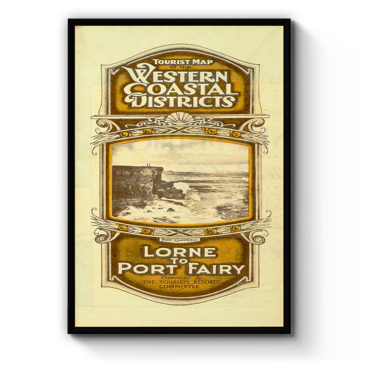 Lorne, Victoria Vintage Travel Advert #1 (1933) – Vintage Maps