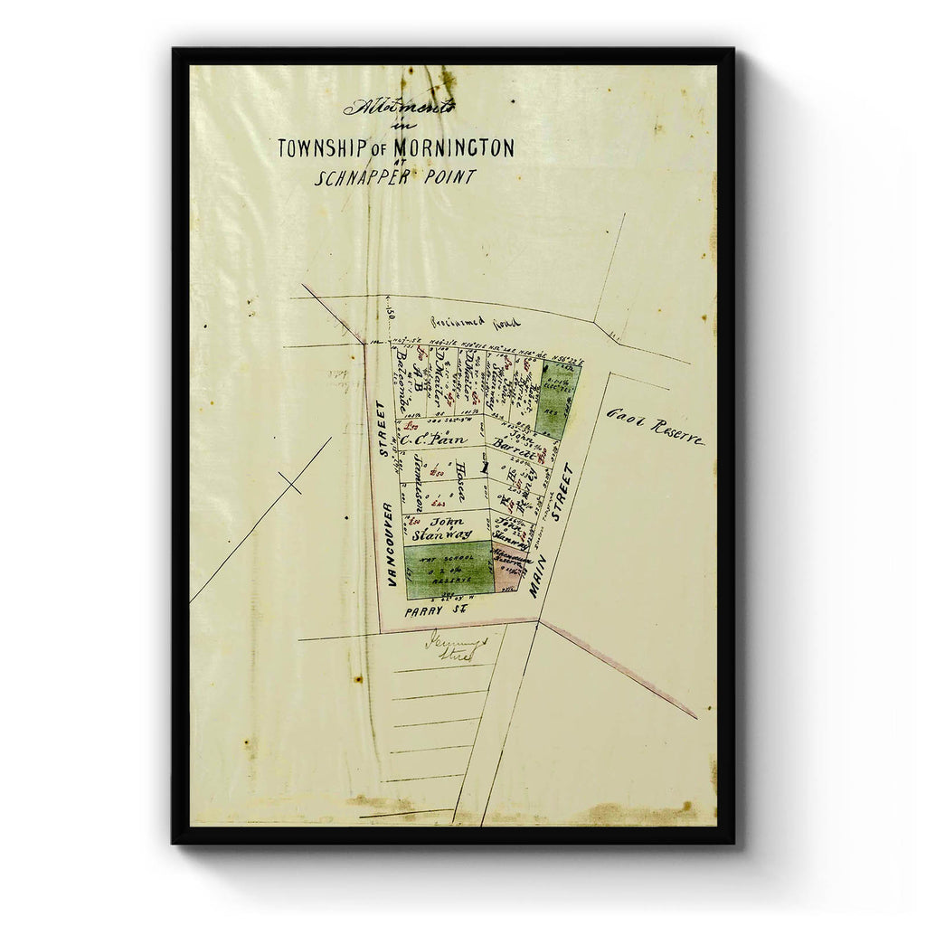 Mornington, Victoria Vintage Maps