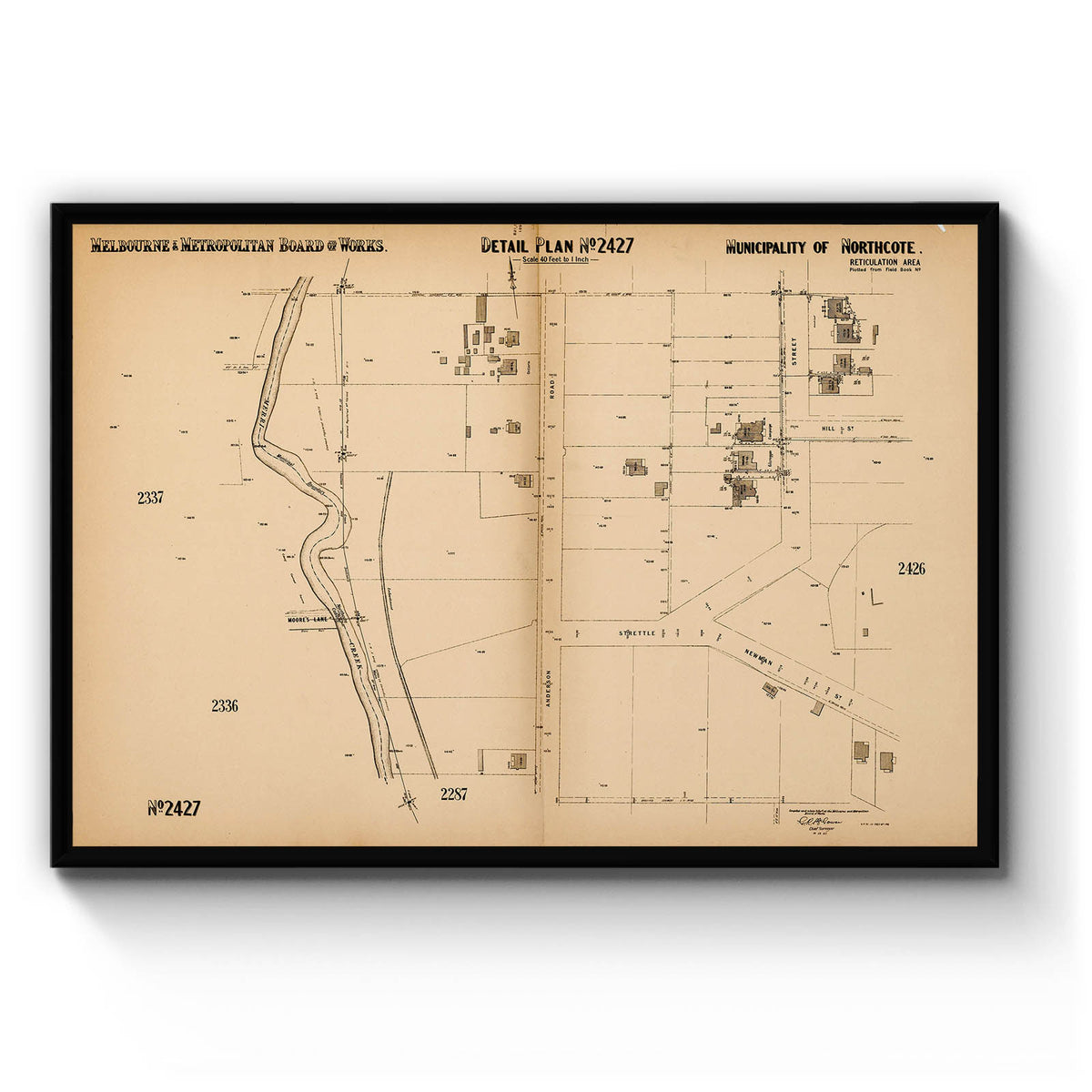 Northcote, Victoria Australia Vintage Map #69 (1937) – Vintage Maps