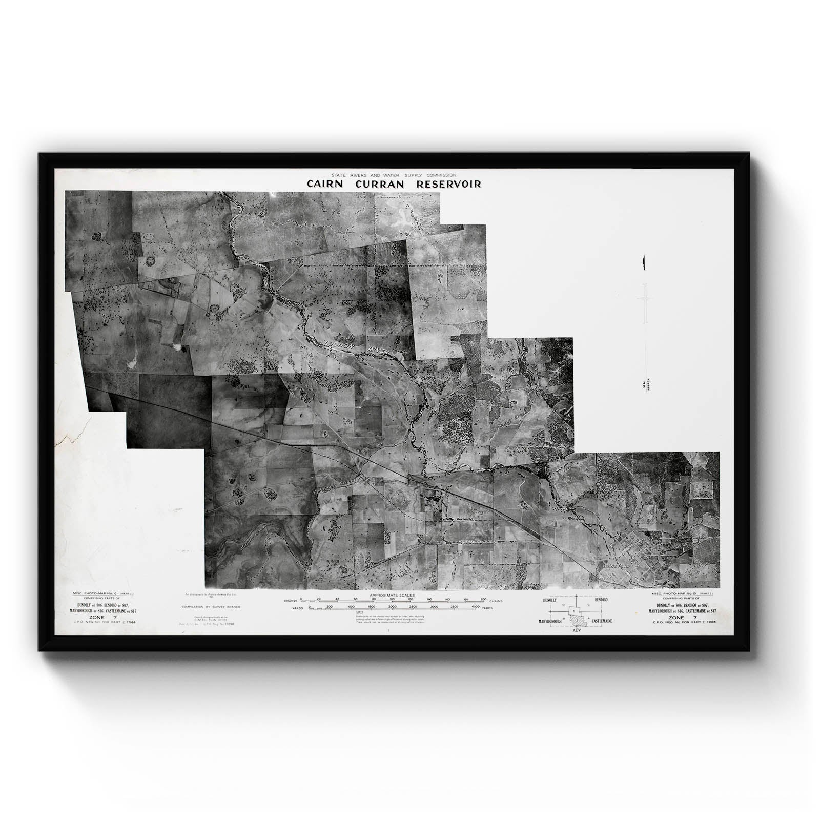 Newstead, Victoria Australia Vintage Map #4 (1946) – Vintage Maps