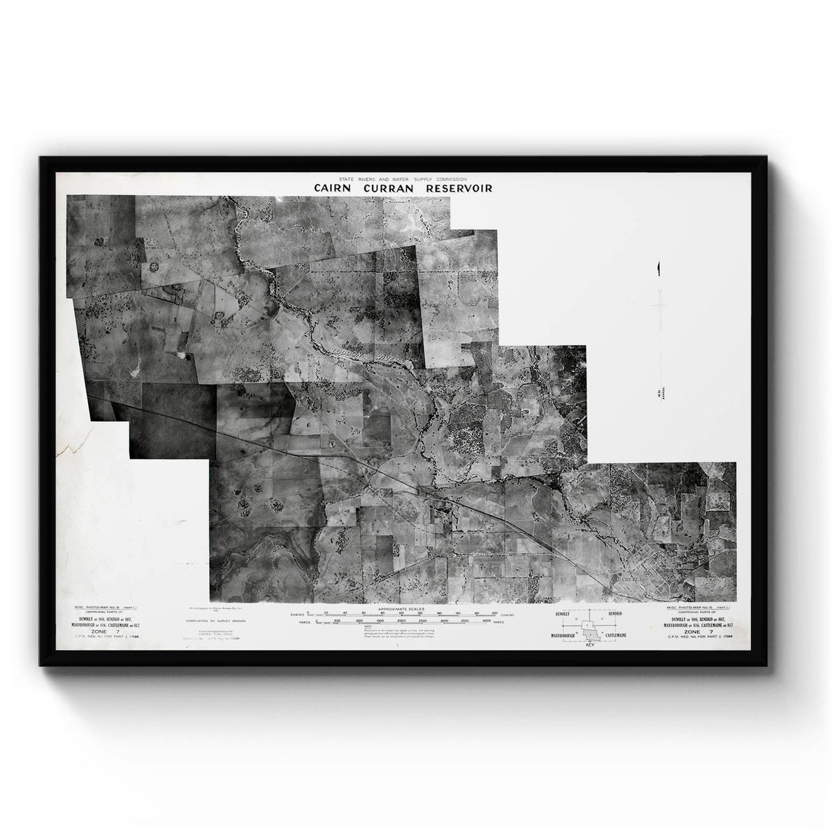 Newstead, Victoria Australia Vintage Map #4 (1946) – Vintage Maps