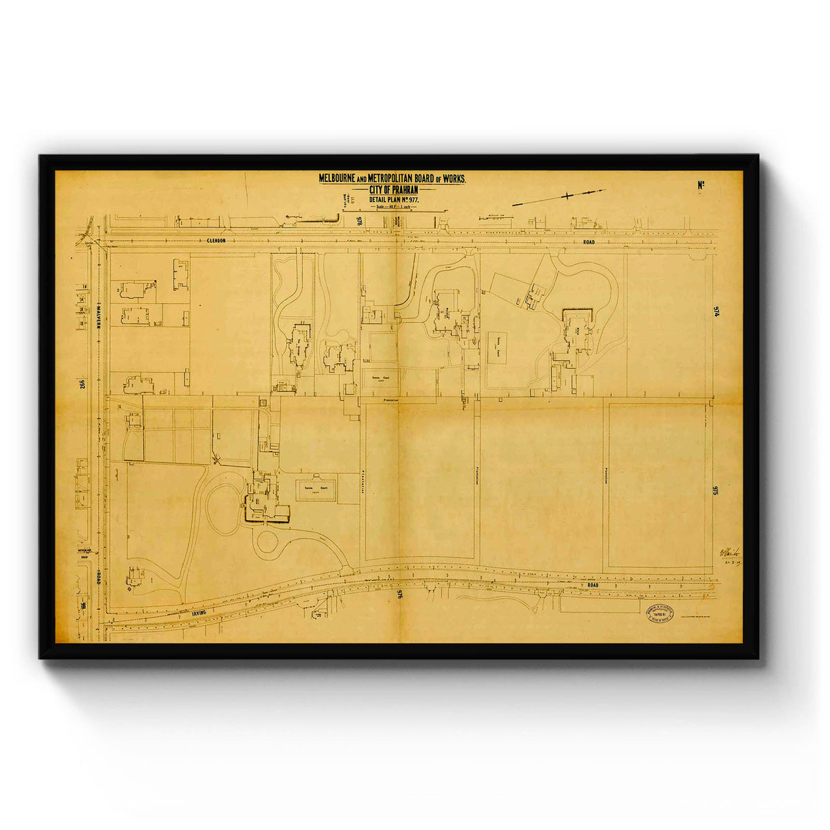 Toorak, Victoria Australia Vintage Map #22 (1900) – Vintage Maps