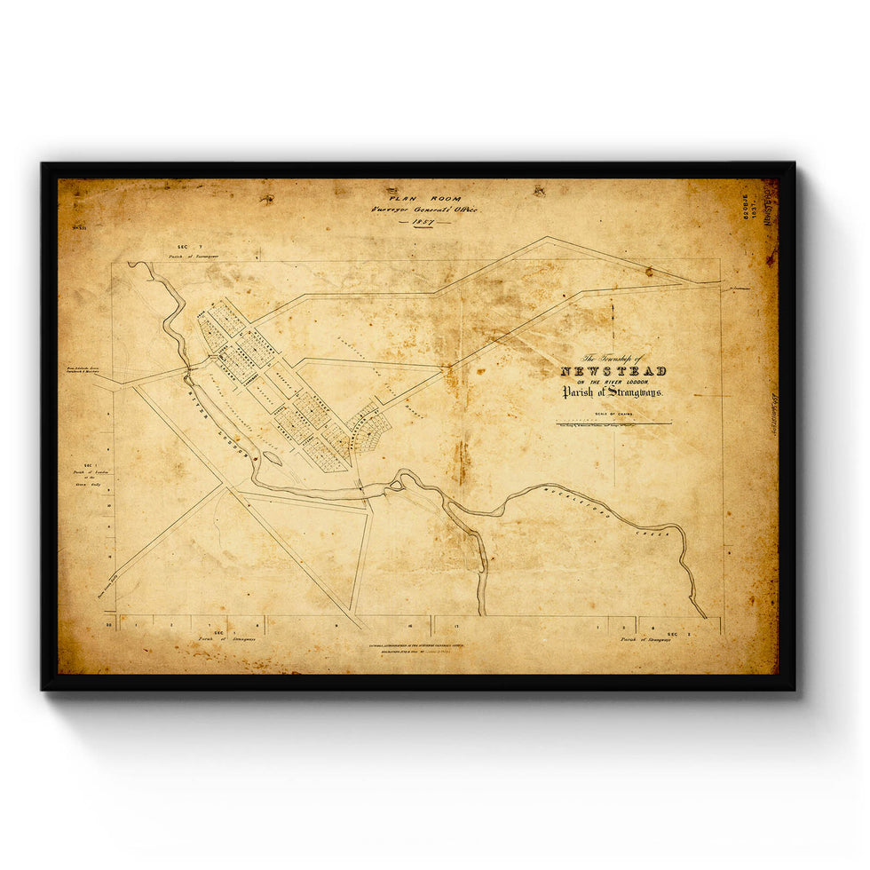 Newstead, Victoria Vintage Maps