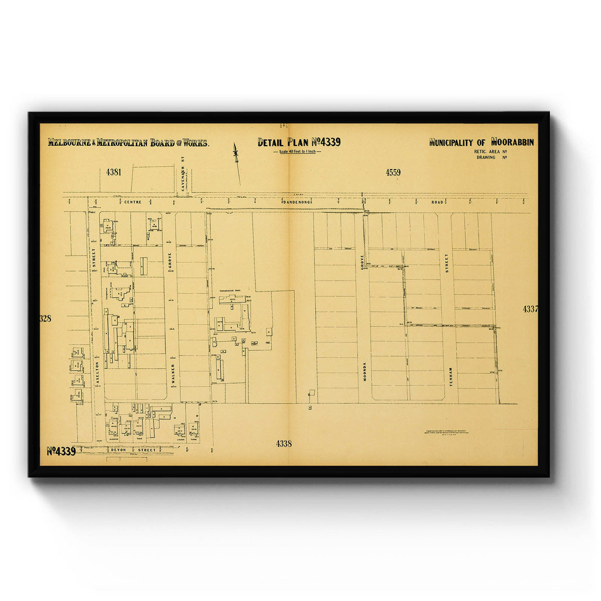 Cheltenham, Victoria Australia Vintage Map #18 (1941) – Vintage Maps