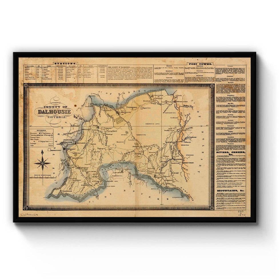 Trentham, Victoria Vintage Maps