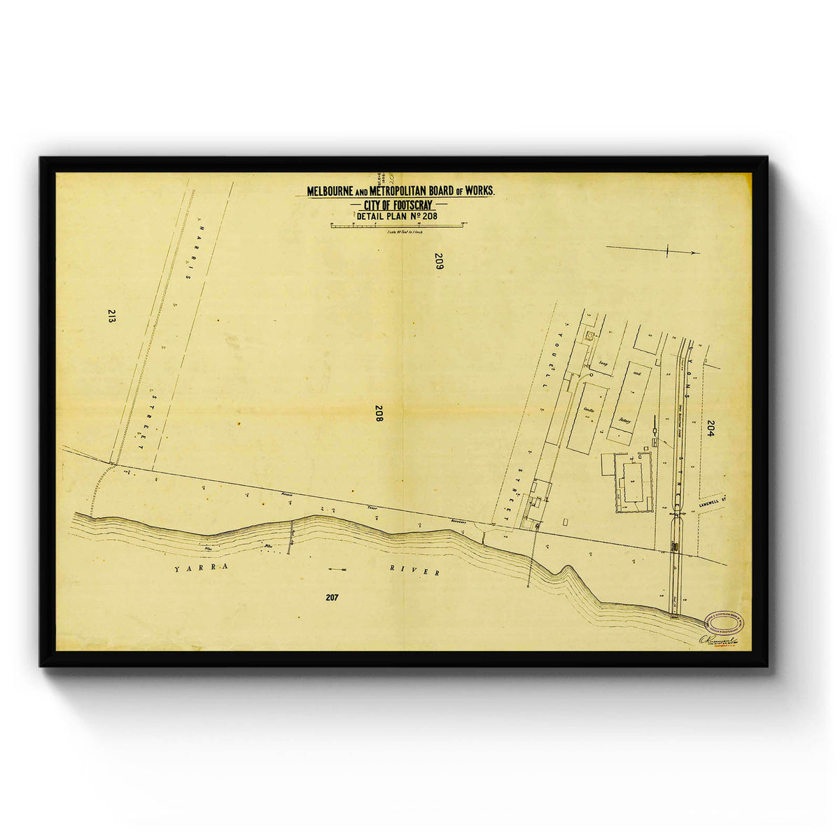 Footscray, Victoria Australia Vintage Map #49 (1895) – Vintage Maps