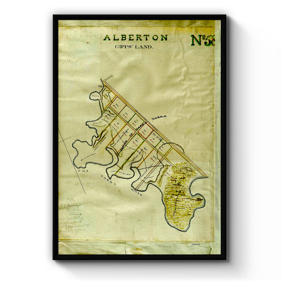 Alberton, Victoria Australia Vintage Map #3 (185-?) – Vintage Maps