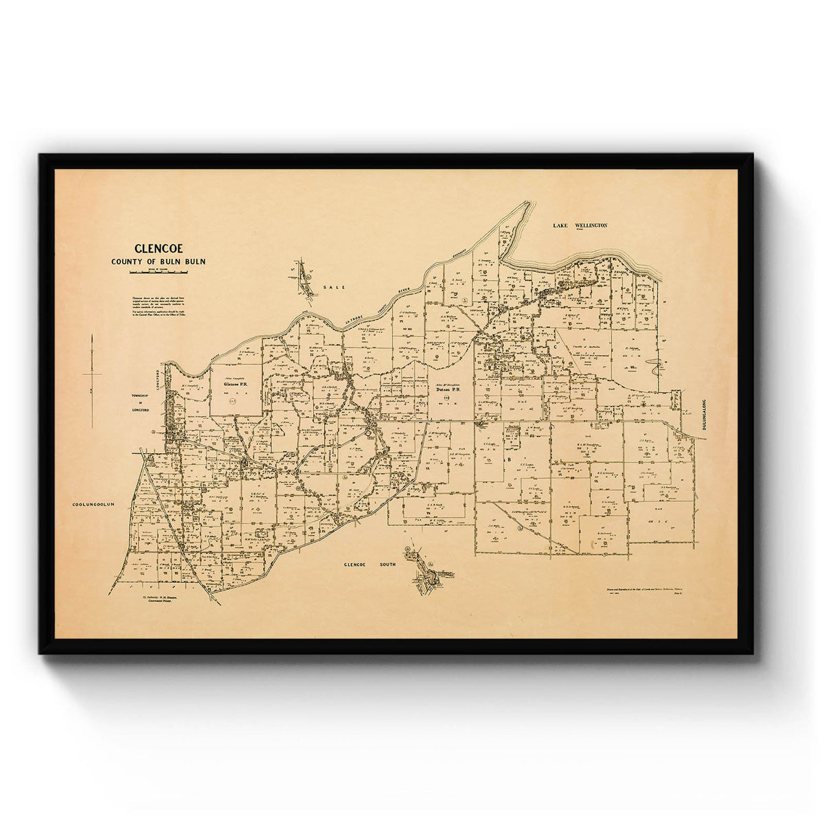 Longford, Victoria Australia Vintage Map #3 (1954) – Vintage Maps
