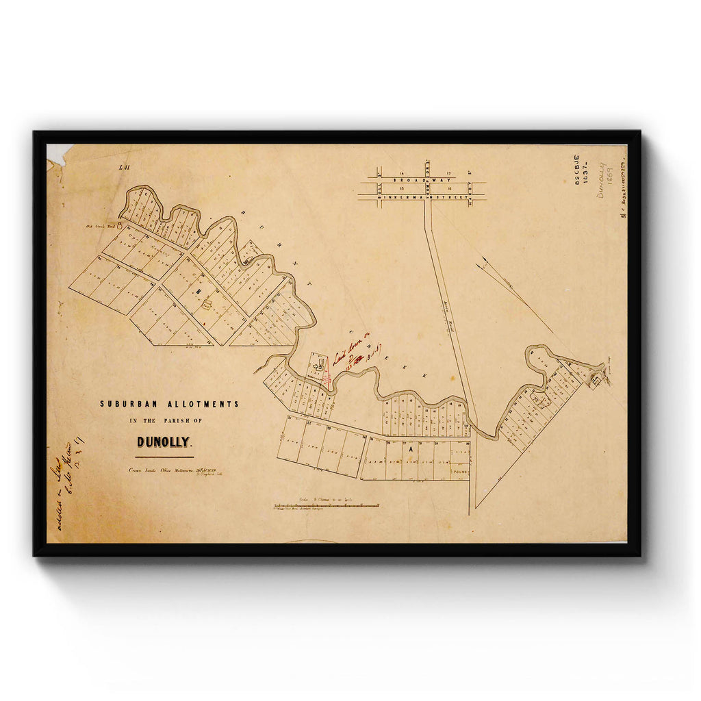 Dunolly, Victoria Vintage Maps