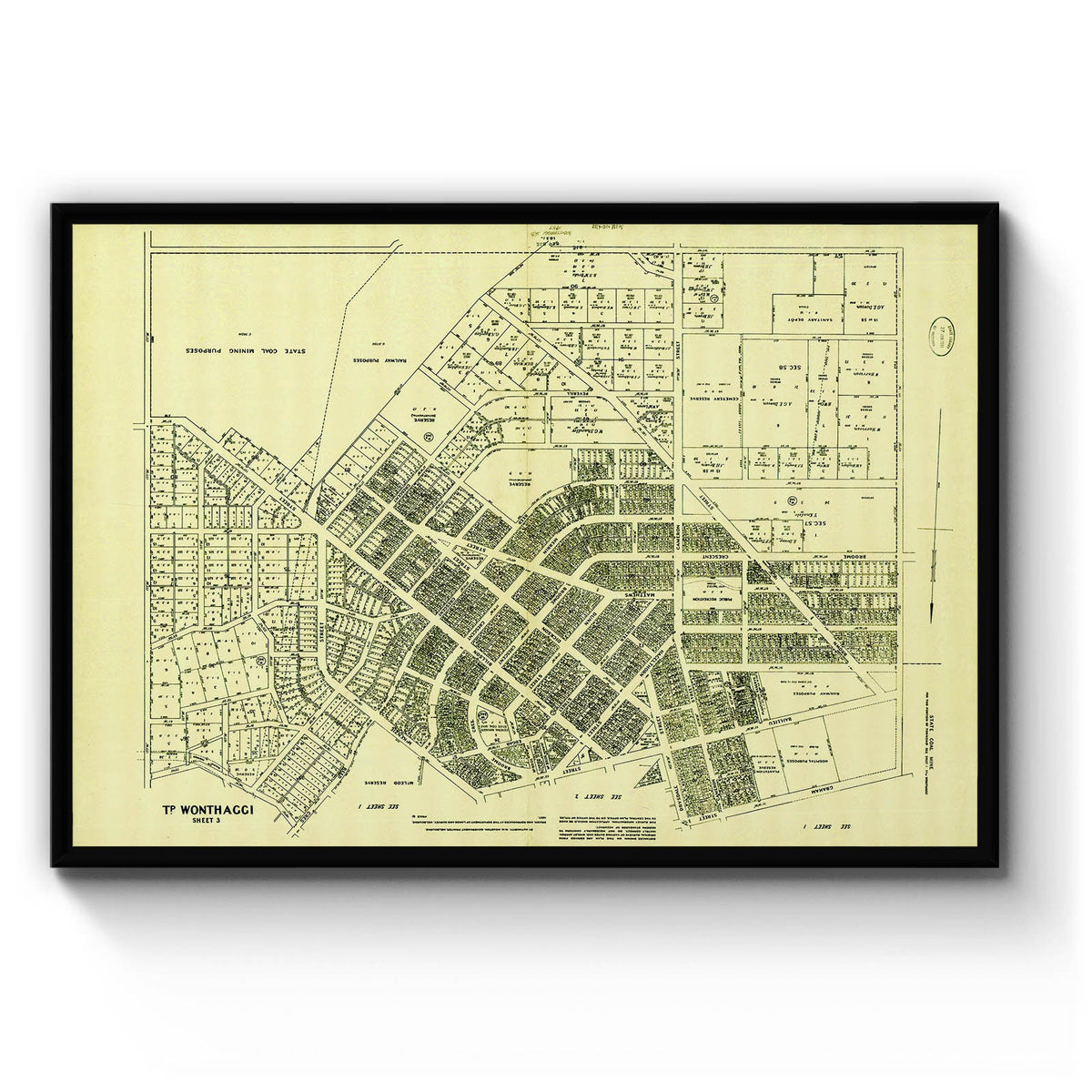 Wonthaggi, Victoria Australia Vintage Map #4 (1957) – Vintage Maps