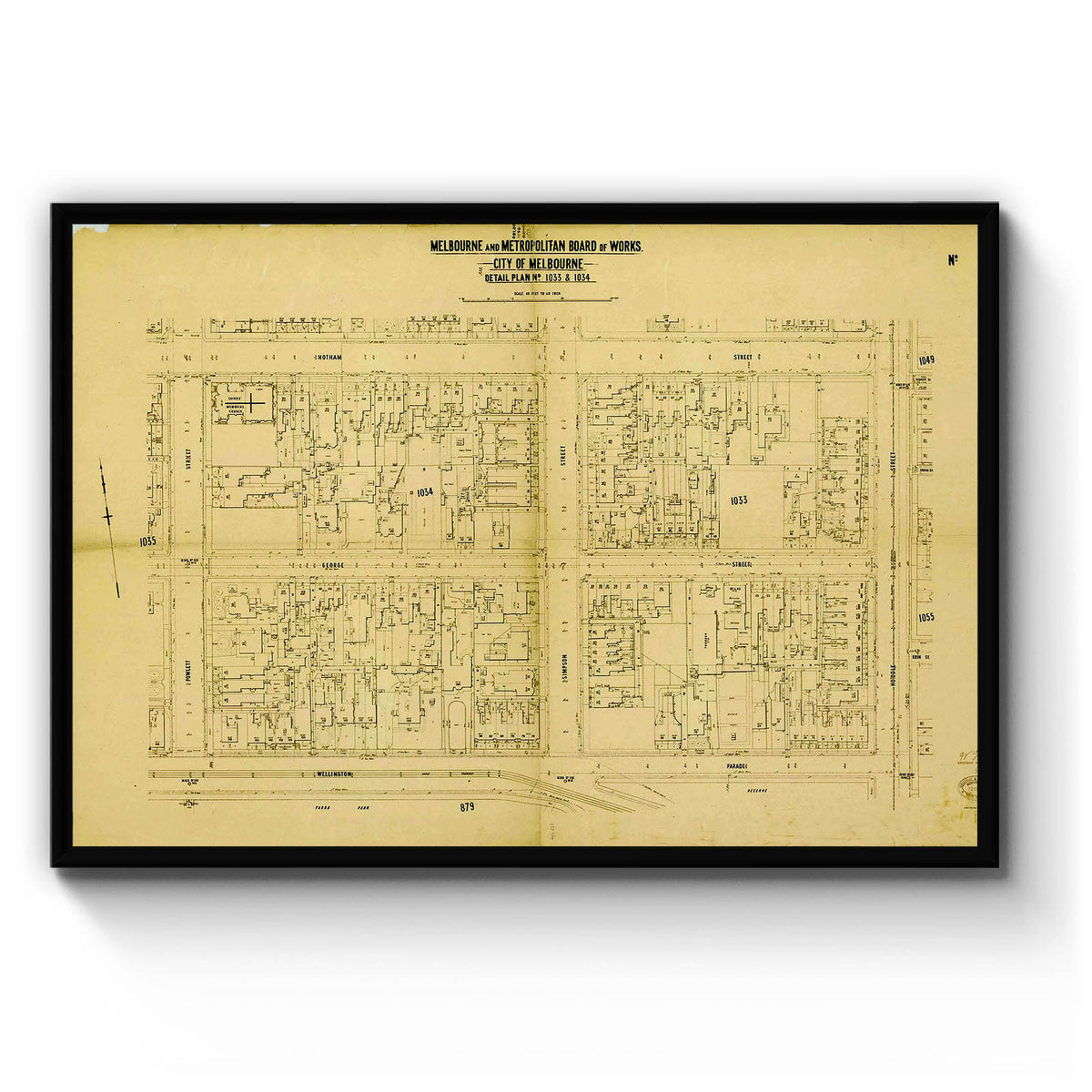 Collingwood, Victoria Australia Vintage Map #8 (1898) – Vintage Maps