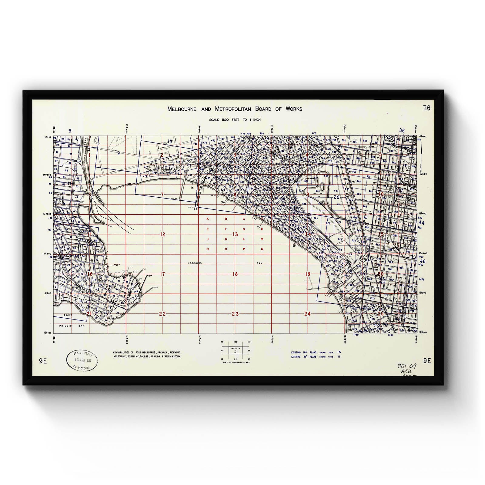 Williamstown, Victoria Australia Vintage Map #22 (196-?) – Vintage Maps