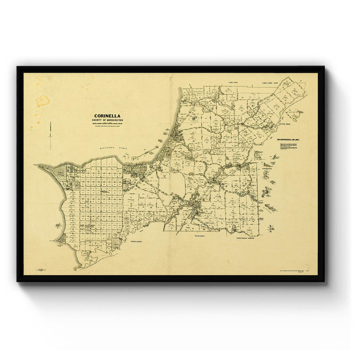 Corinella, Victoria Australia Vintage Map #9 (1948) – Vintage Maps