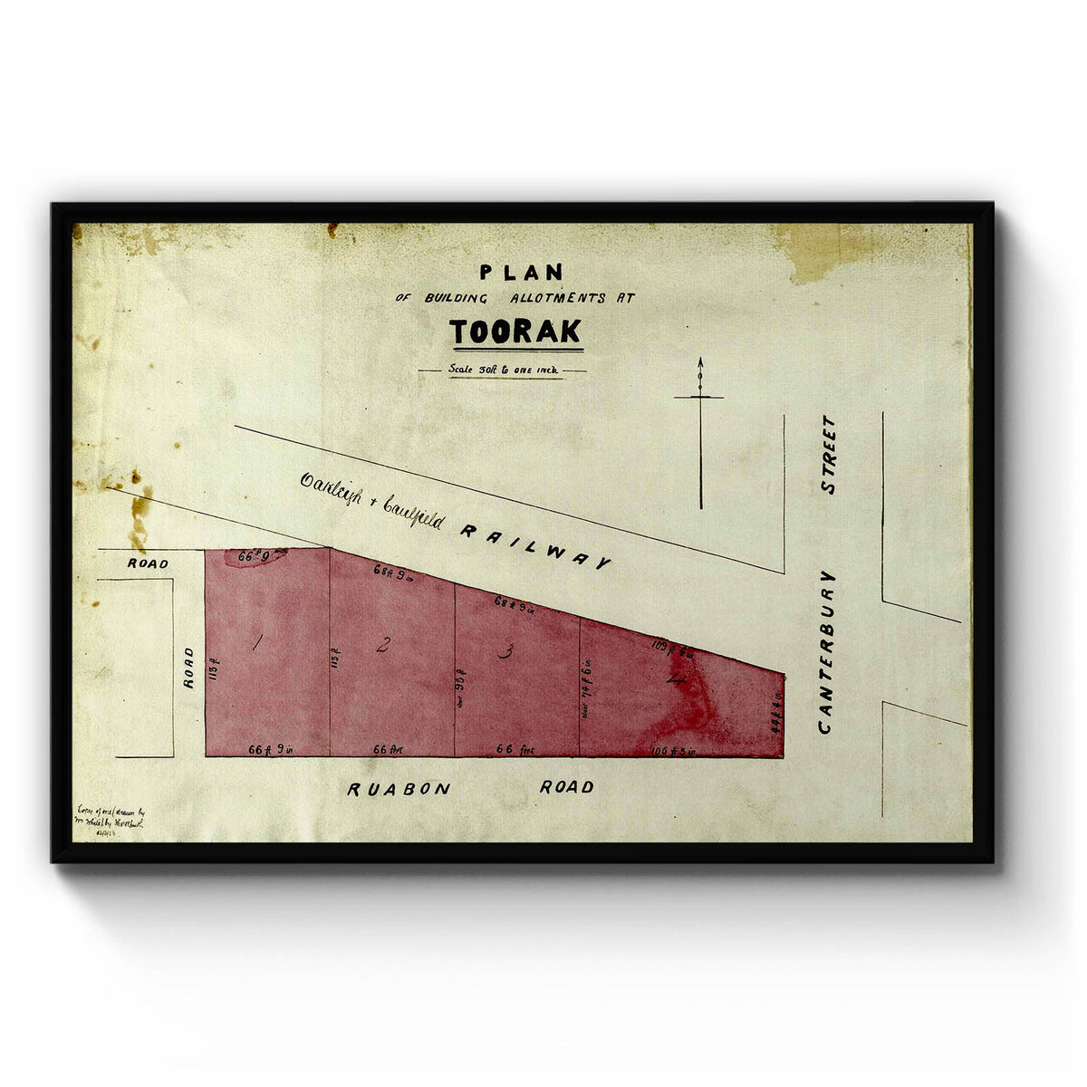 Toorak, Victoria Australia Vintage Map #32 (1883) – Vintage Maps