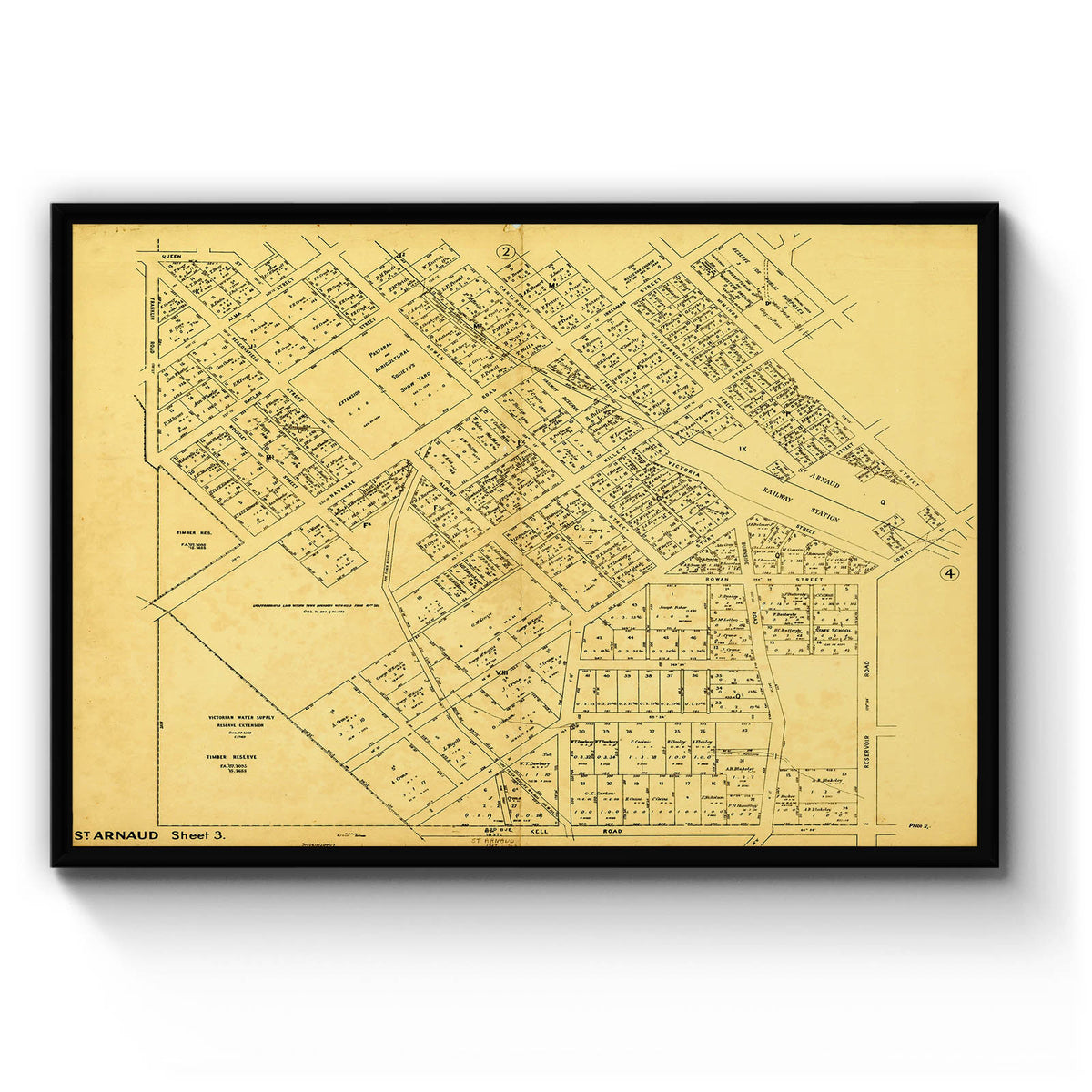 St Arnaud, Victoria Australia Vintage Map #9 (1927) – Vintage Maps