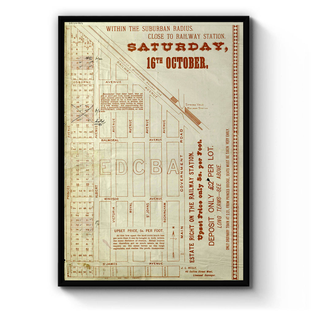Springvale, Victoria Vintage Maps