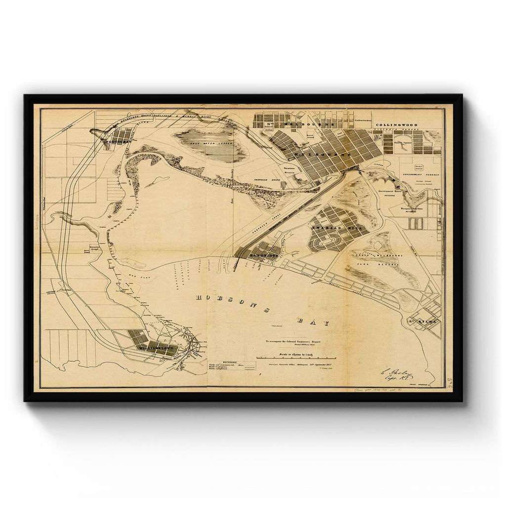 Port Melbourne, Victoria Vintage Maps