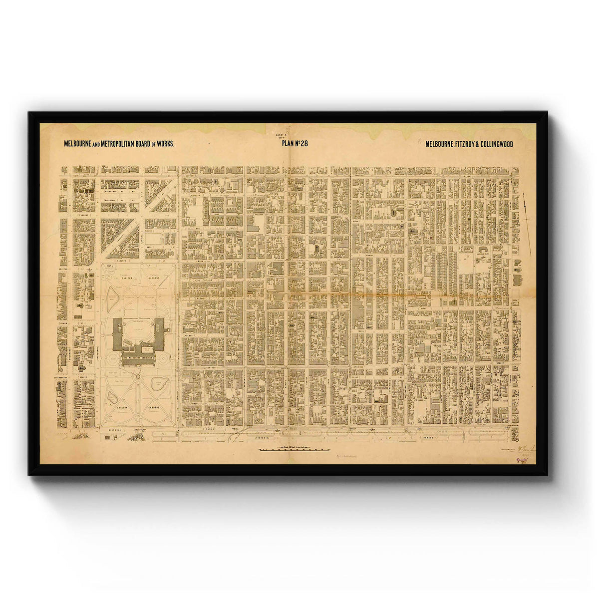 Collingwood, Victoria Australia Vintage Map #7 (1897) – Vintage Maps