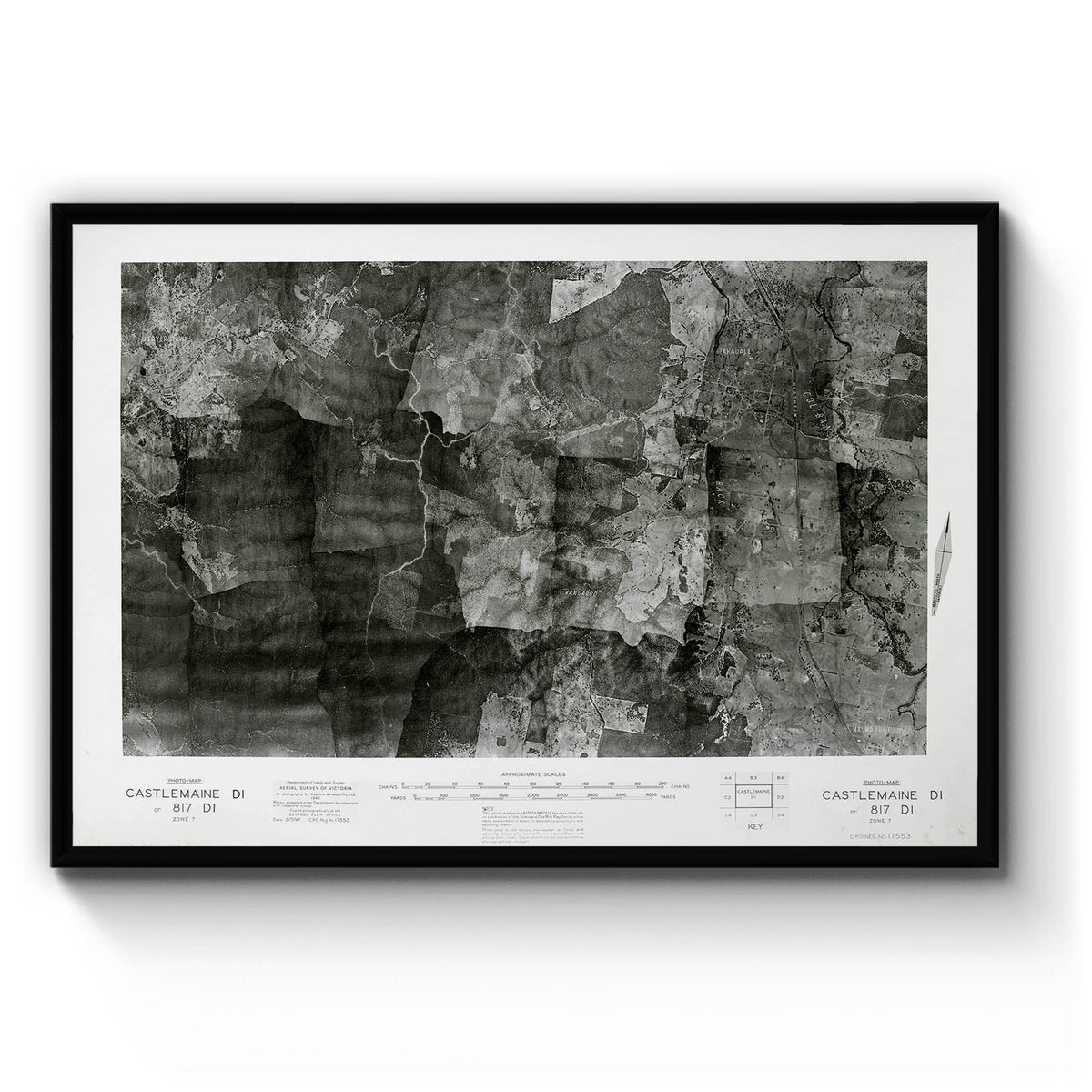 Taradale, Victoria Australia Vintage Map #5 (1946) – Vintage Maps