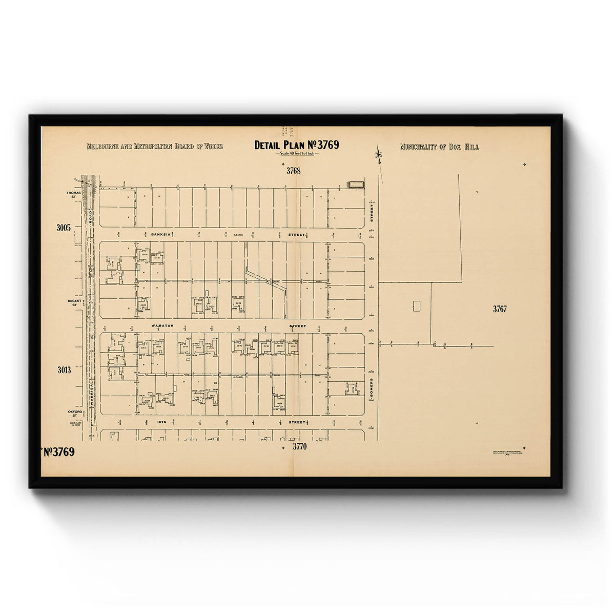 Box Hill, Victoria Australia Vintage Map #92 (1949) – Vintage Maps