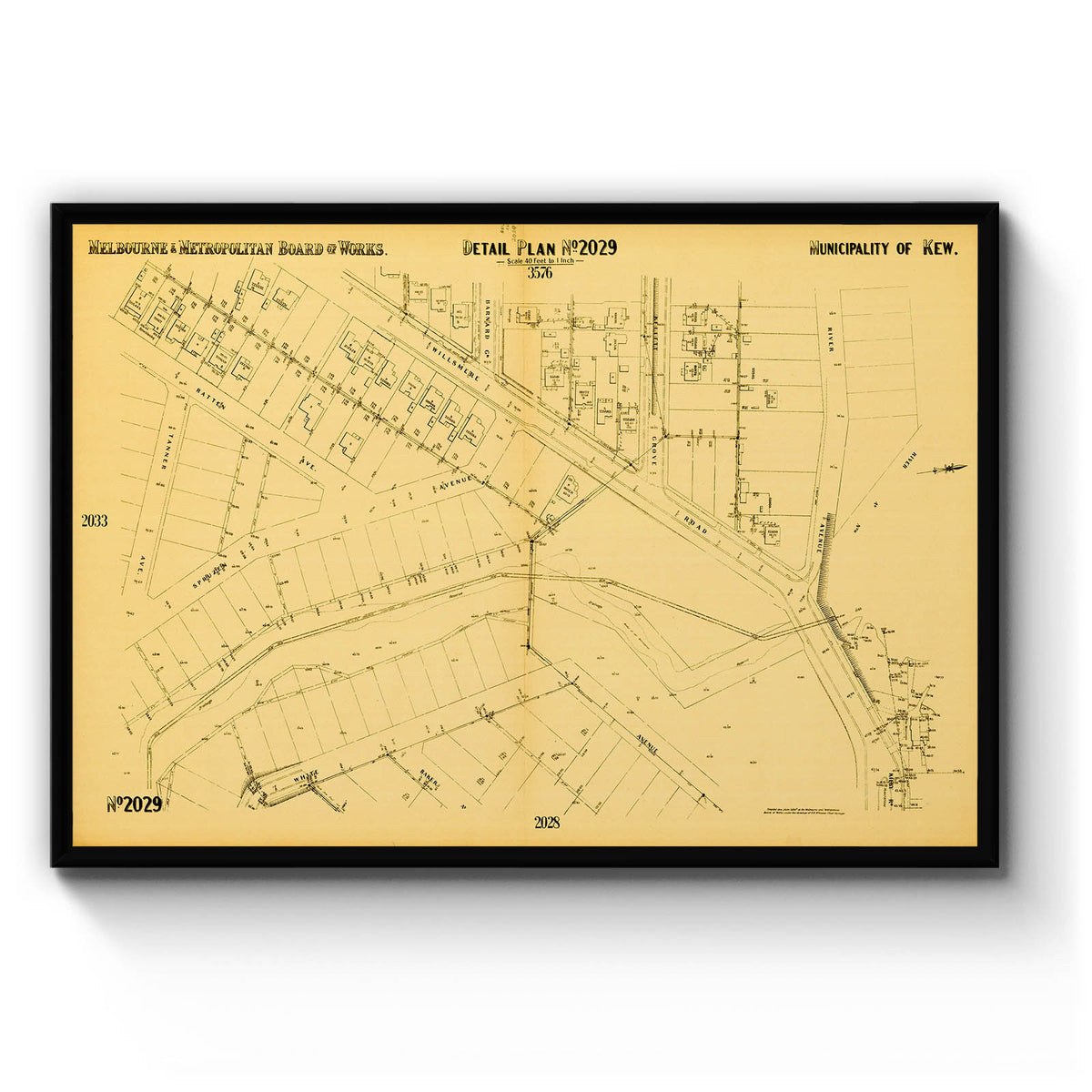 Kew, Victoria Australia Vintage Map #133 (1939) – Vintage Maps