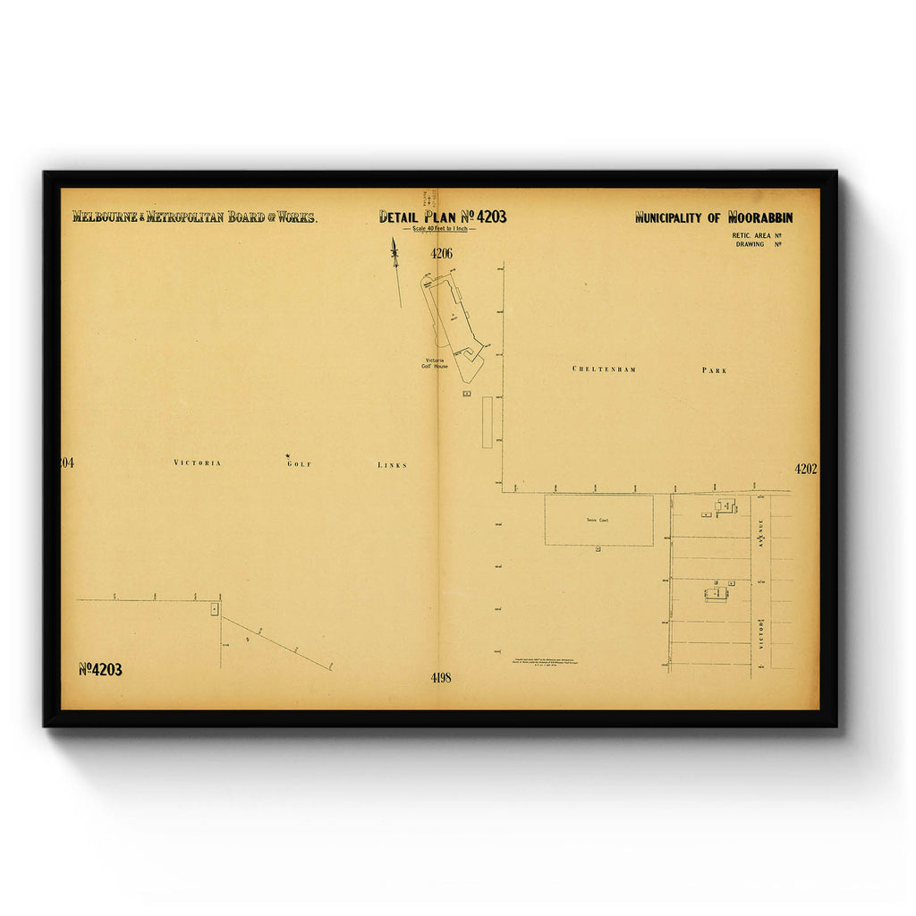Cheltenham, Victoria Vintage Maps