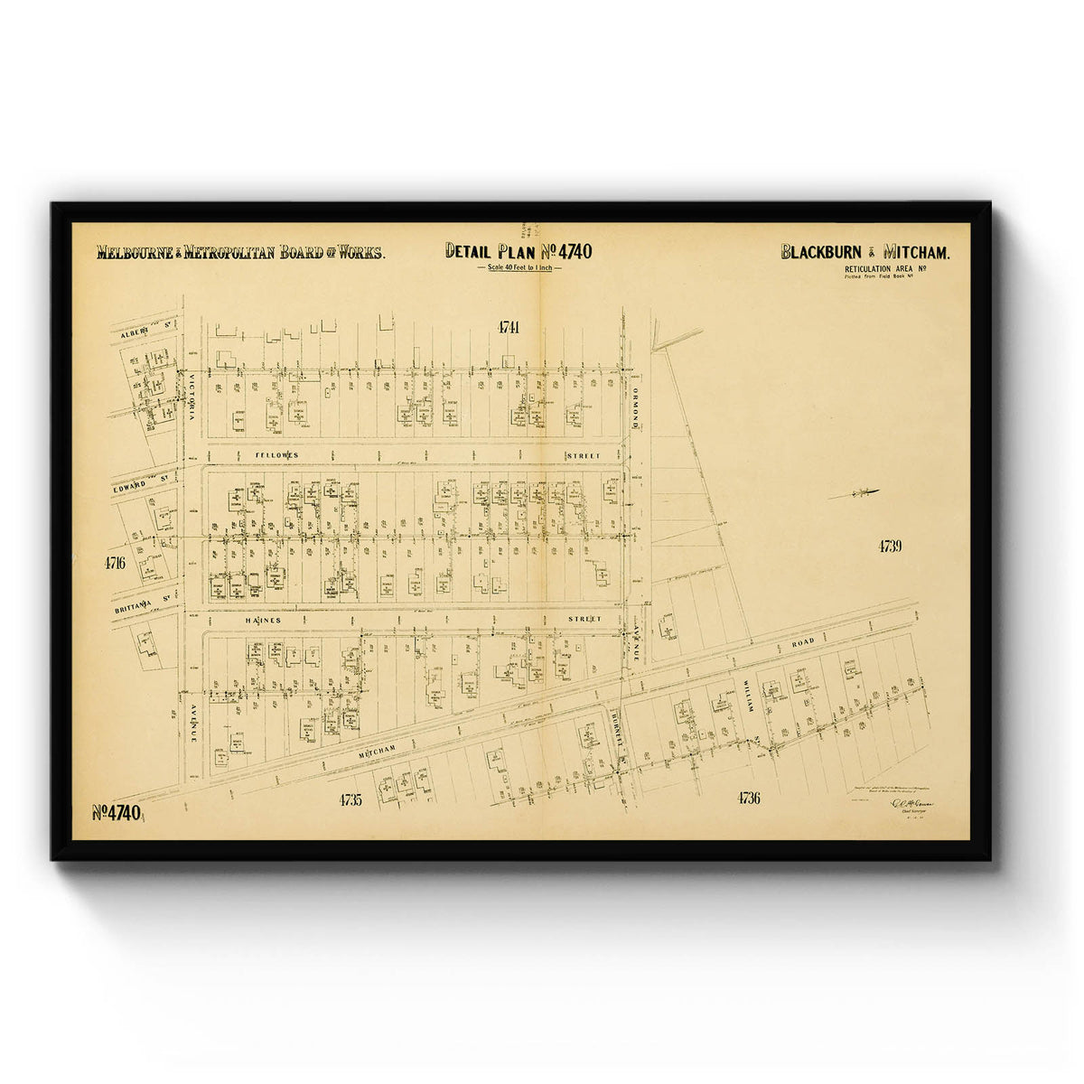 Blackburn, Victoria Australia Vintage Map #19 (1938) – Vintage Maps