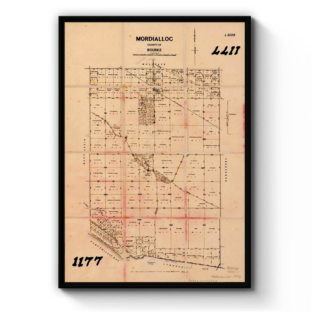 Springvale, Victoria Vintage Maps