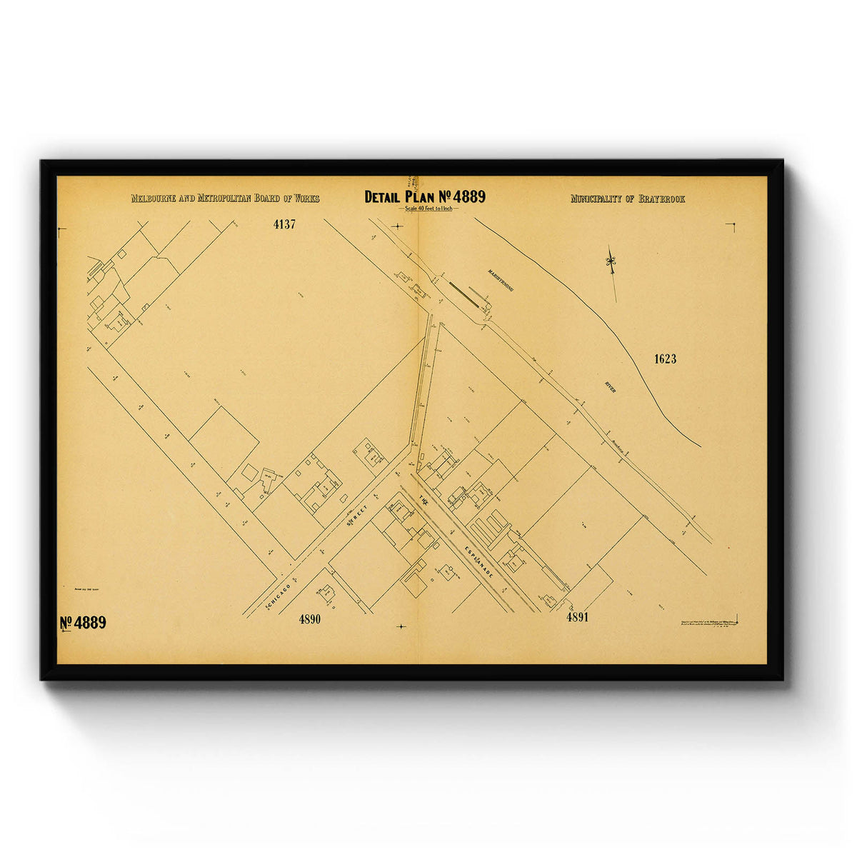 Braybrook, Victoria Australia Vintage Map #19 (1946) – Vintage Maps