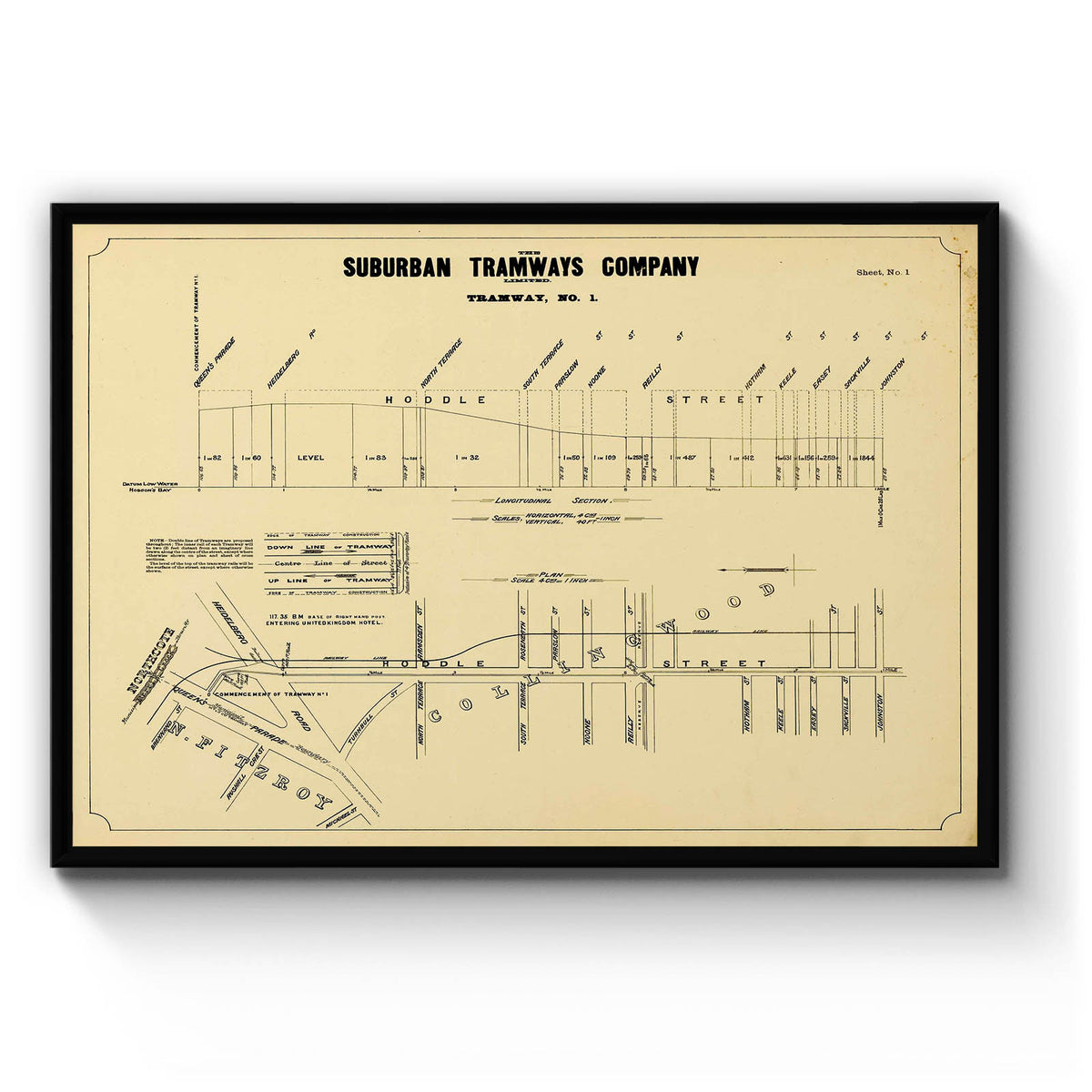 Collingwood, Victoria Australia Vintage Map #11 (1890) – Vintage Maps