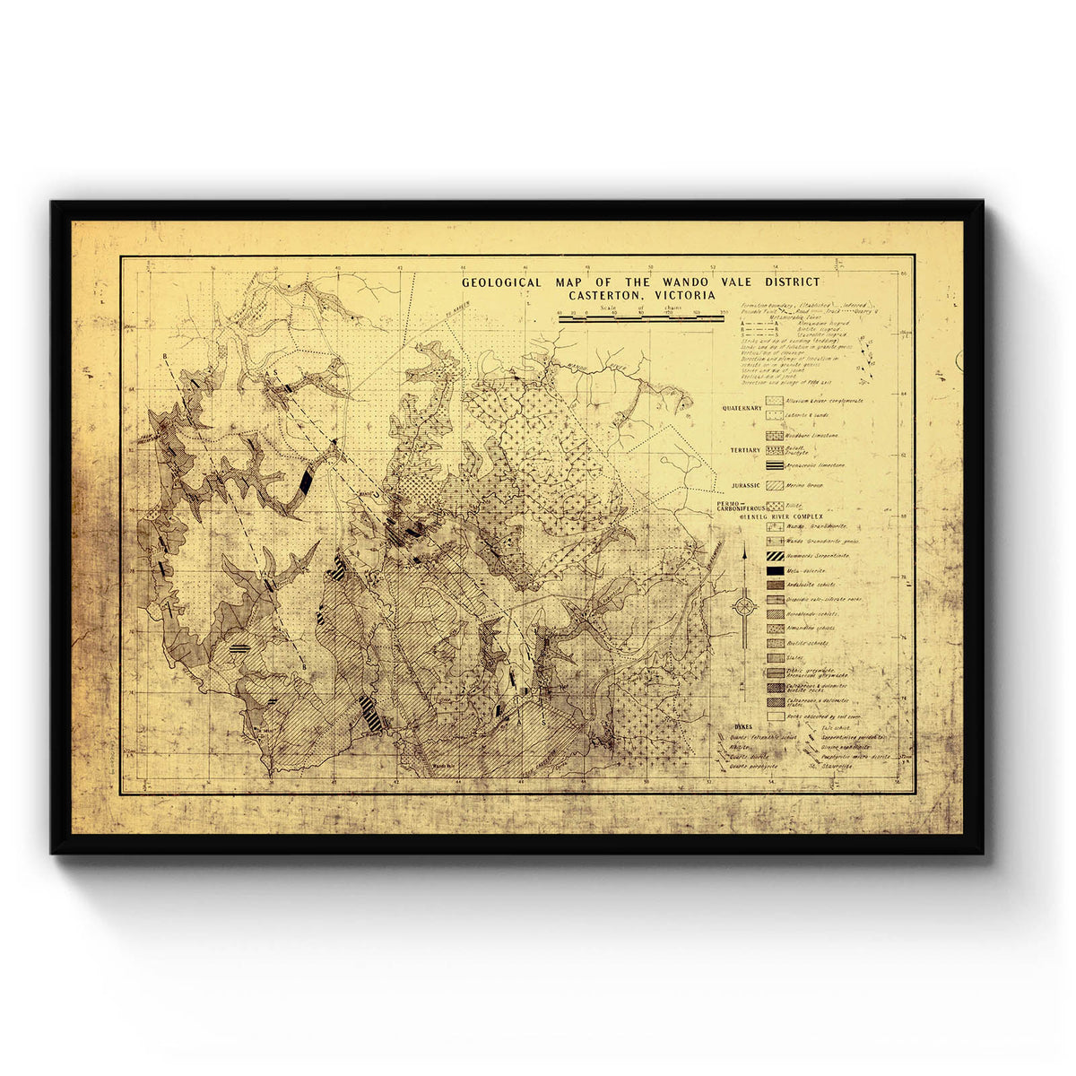 Casterton, Victoria Australia Vintage Map #2 (1956) – Vintage Maps