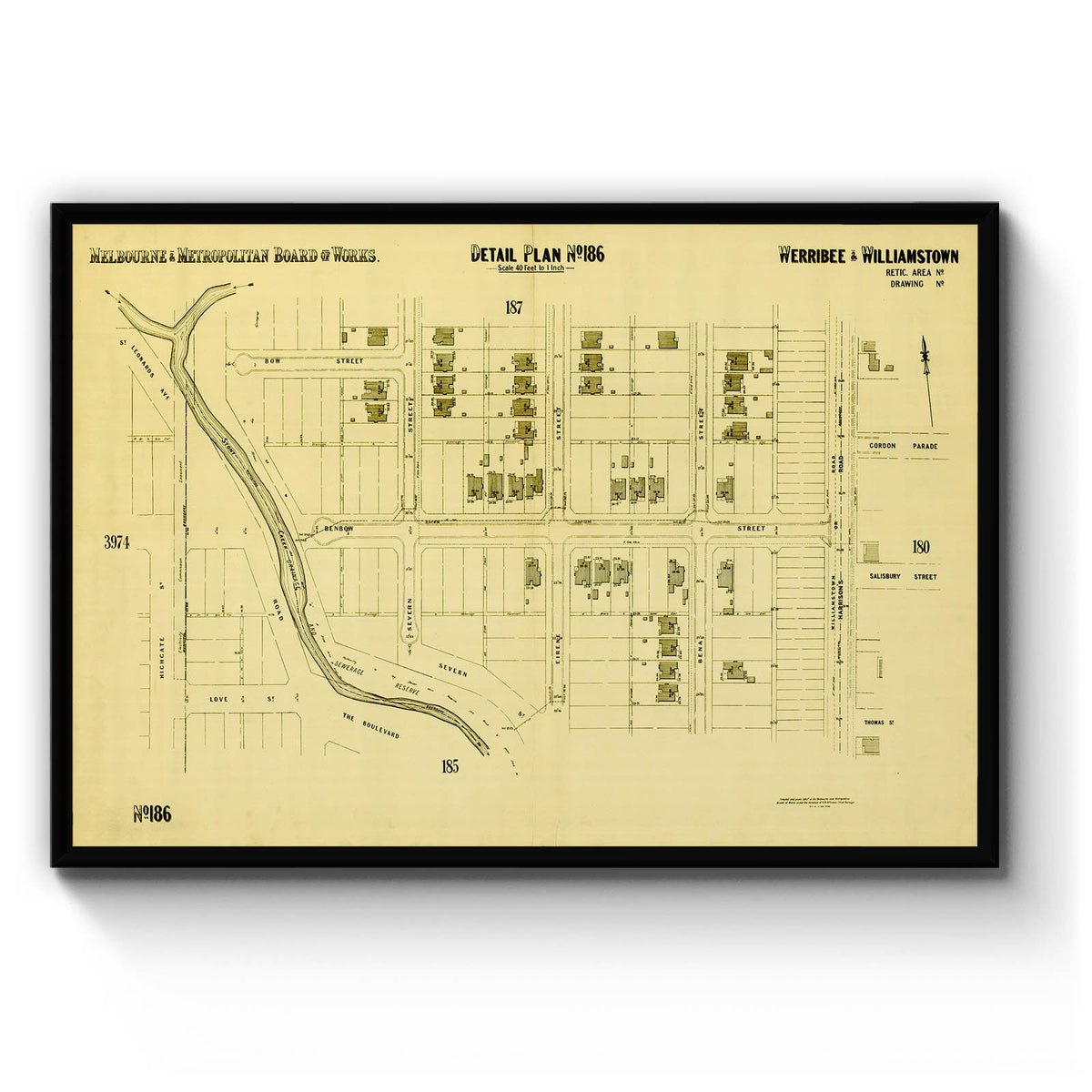 Werribee, Victoria Australia Vintage Map #10 (1940) – Vintage Maps