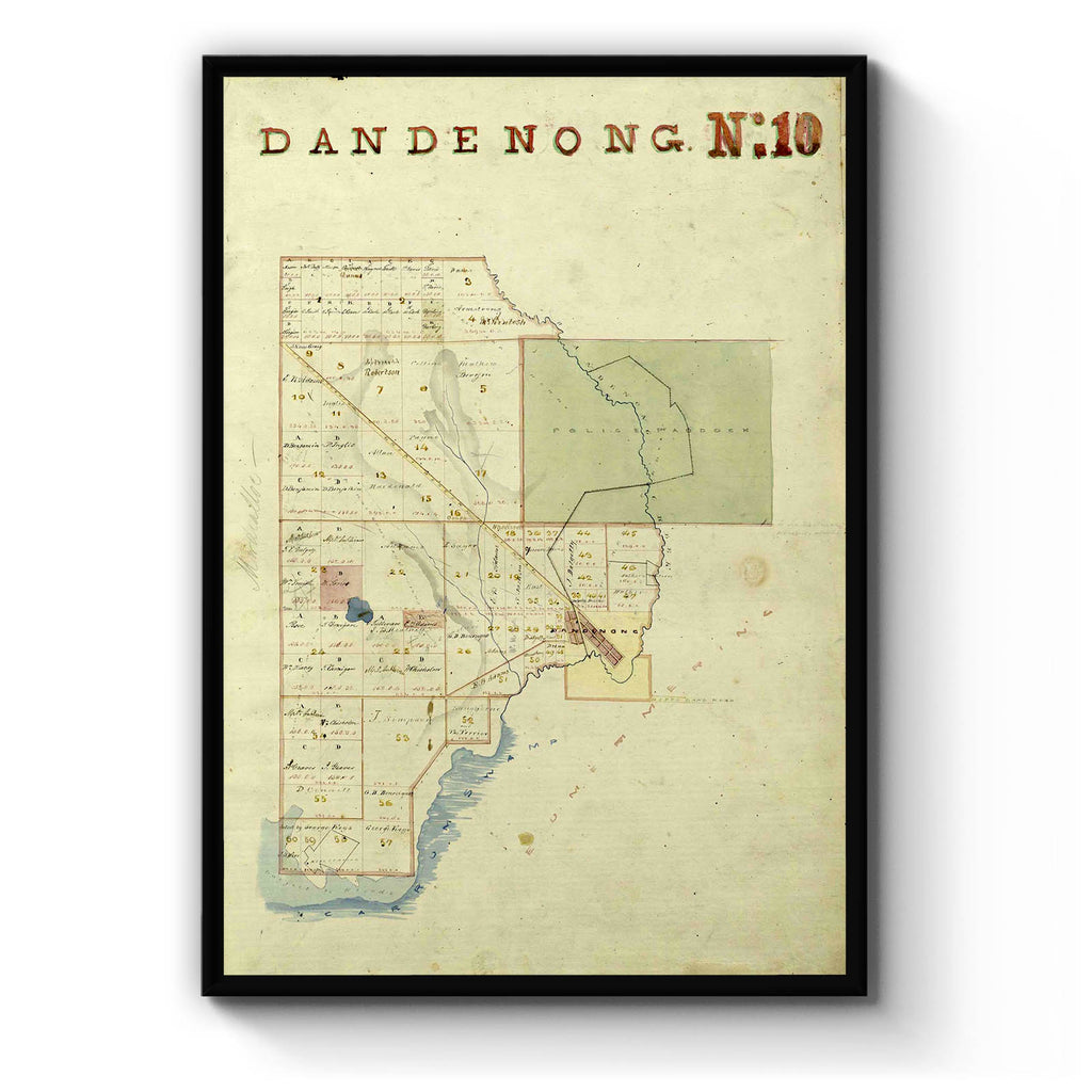 Springvale, Victoria Vintage Maps