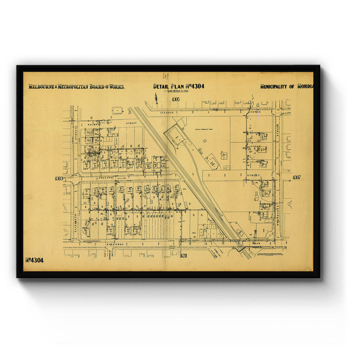 Mordialloc, Victoria Australia Vintage Map #52 (1941) – Vintage Maps