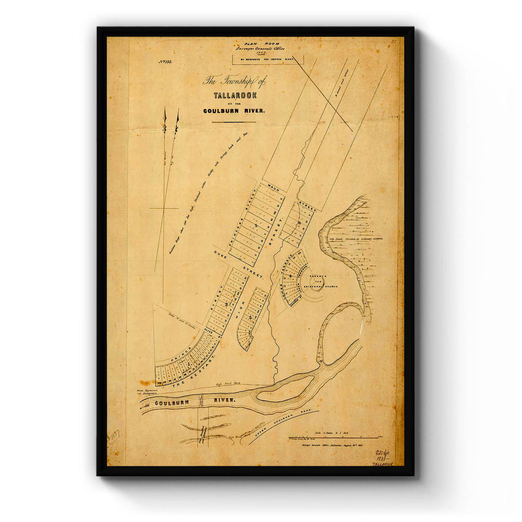 Tallarook, Victoria Vintage Maps