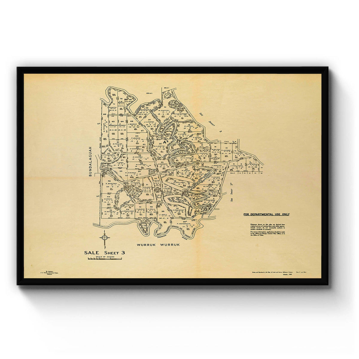 Sale, Victoria Australia Vintage Map #14c (1949) – Vintage Maps