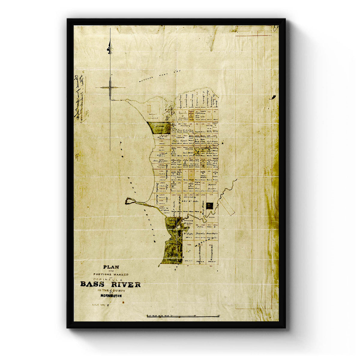 Corinella, Victoria Australia Vintage Map #1 (188-?) – Vintage Maps