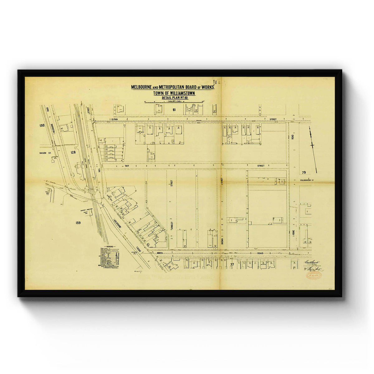 Williamstown, Victoria Australia Vintage Map #17 (1905) – Vintage Maps