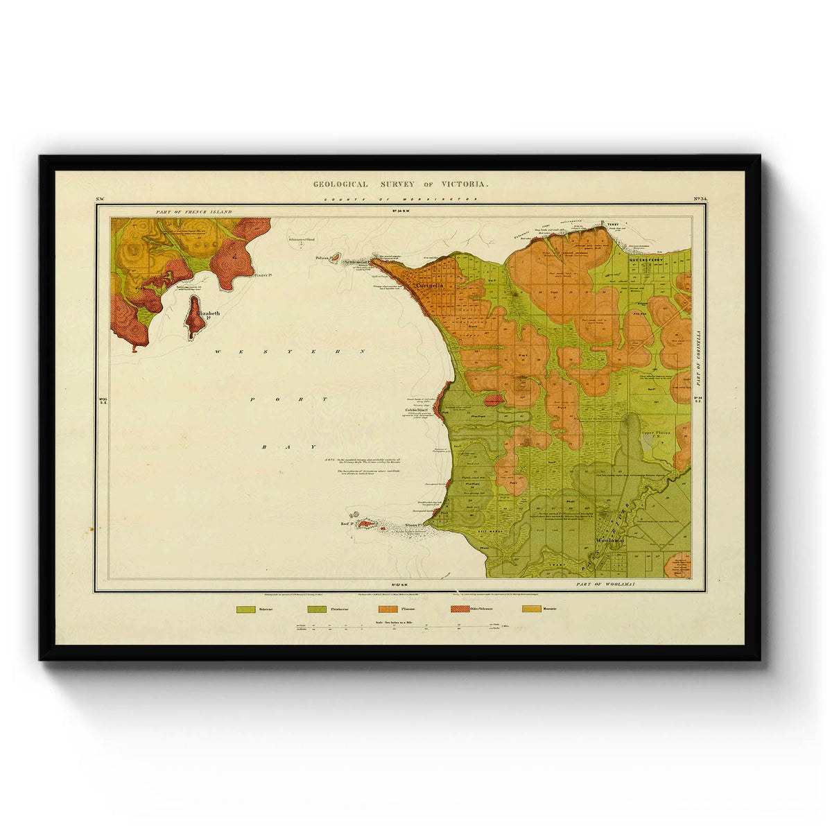 Corinella, Victoria Australia Vintage Map #1 (1893) – Vintage Maps