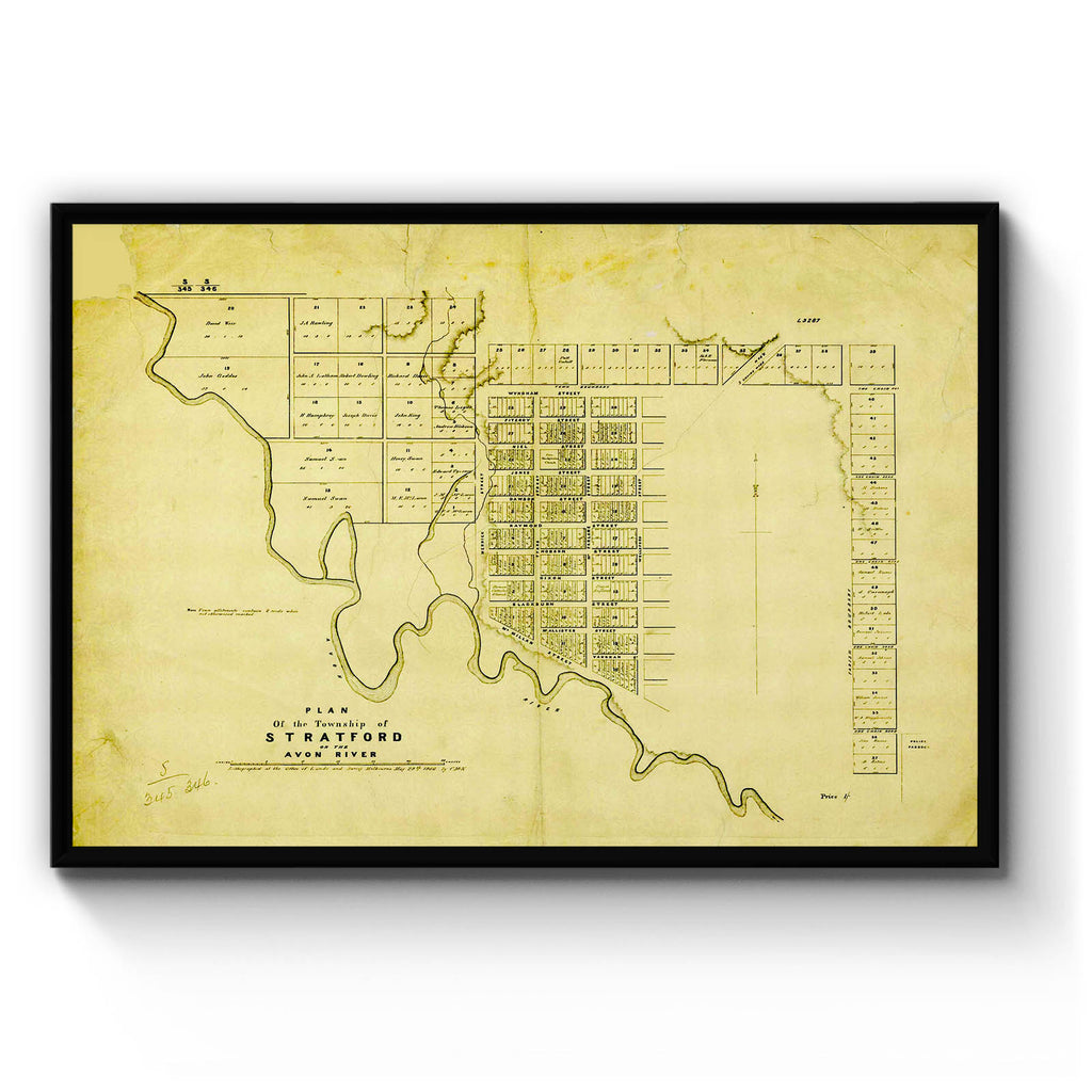 Stratford, Victoria Vintage Maps