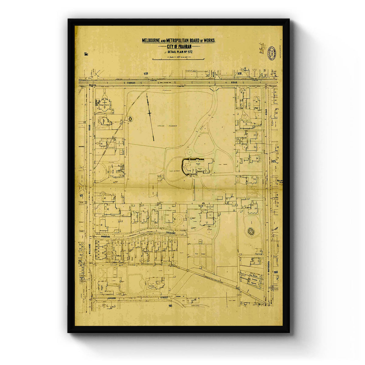 Toorak, Victoria Australia Vintage Map #24 (1898) – Vintage Maps