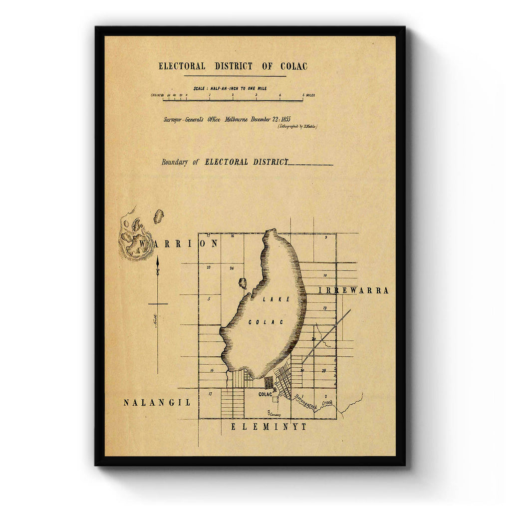 Colac, Victoria Vintage Maps