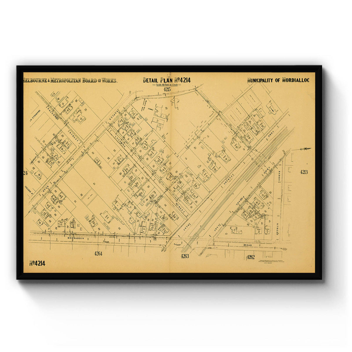 Mordialloc, Victoria Australia Vintage Map #91 (1940) – Vintage Maps