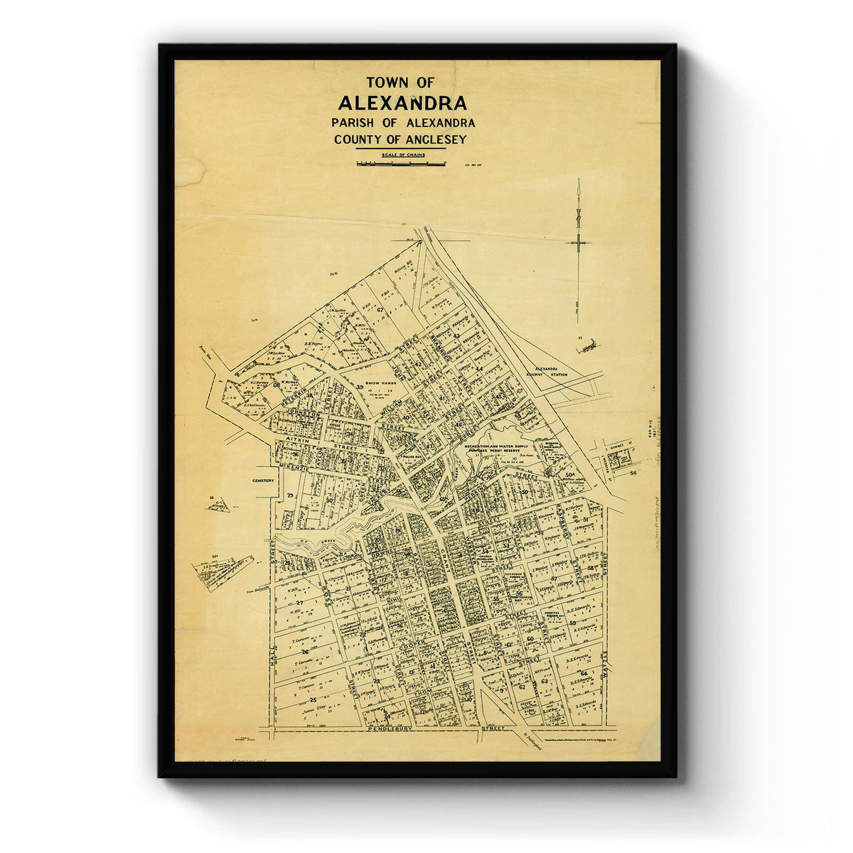 Alexandra, Victoria Australia Vintage Map #12 (1936) – Vintage Maps
