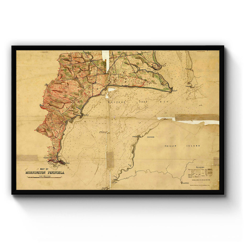 Somers, Victoria Vintage Maps