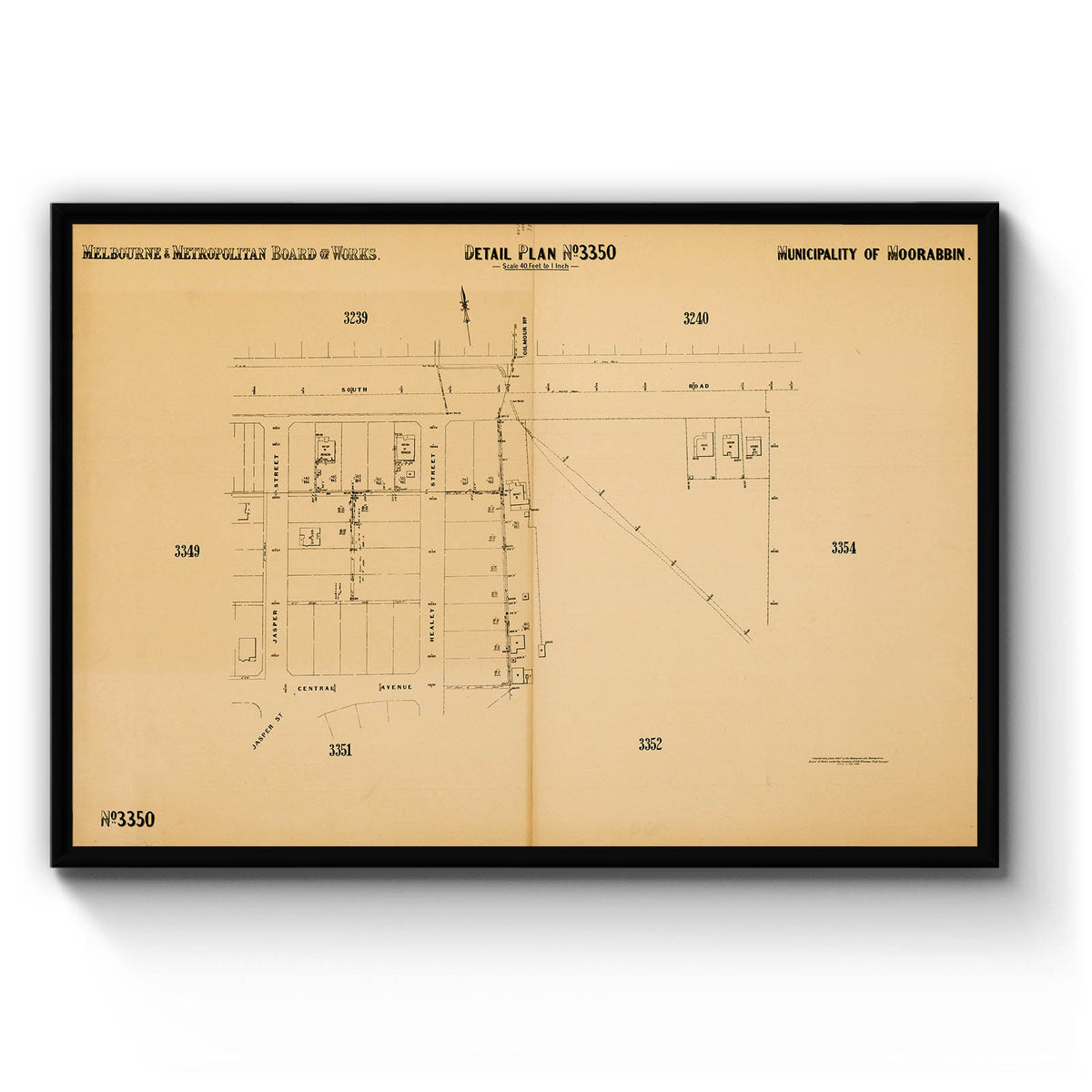 Cheltenham, Victoria Australia Vintage Map #31 (1940) – Vintage Maps